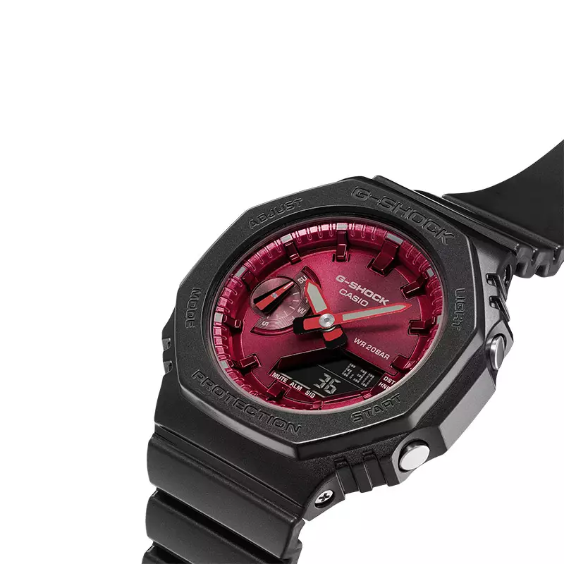 Jual CASIO Jam Tangan Wanita Casio G-Shock GMA-S2100RB-1ADR CasiOak Red ...