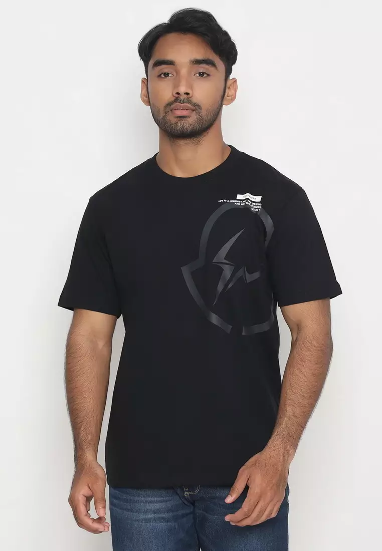 Jual NX NX T-Shirt Cotton Combed Tebal Pria 207370071 Original 2025 ...