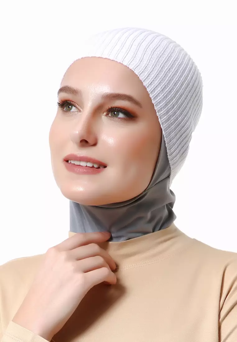 Jual Evernoon Irma Ciput Muslimah Wanita Motif Polos Simple Fashion Women - White Original 2024 ...