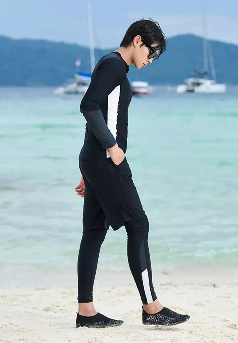 Buy LYCKA LLL3082 Korean Style Men Rash Guard 3-Pieces Set Multi Online ...