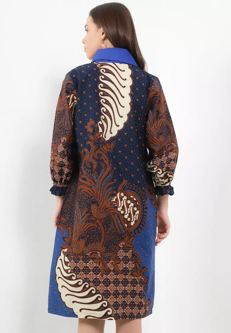 Jual Krisna Batik Sekar Dress Batik Katun Original 2025 | ZALORA Indonesia