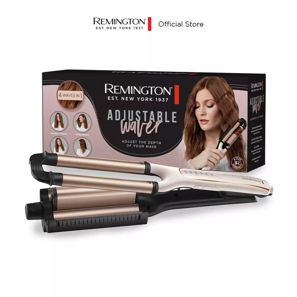 Jual remington Remington Catokan Gelombang Adjustable Waver CI19A1-AP ...