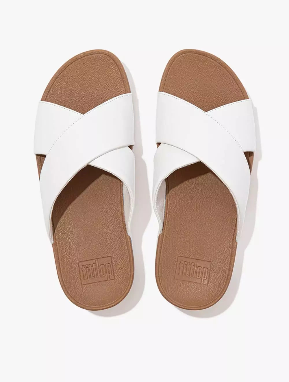 Jual FitFlop FITFLOP LULU LEATHER CROSS WOMEN'S SLIDES- URBAN WHITE - White Original 2024 ...