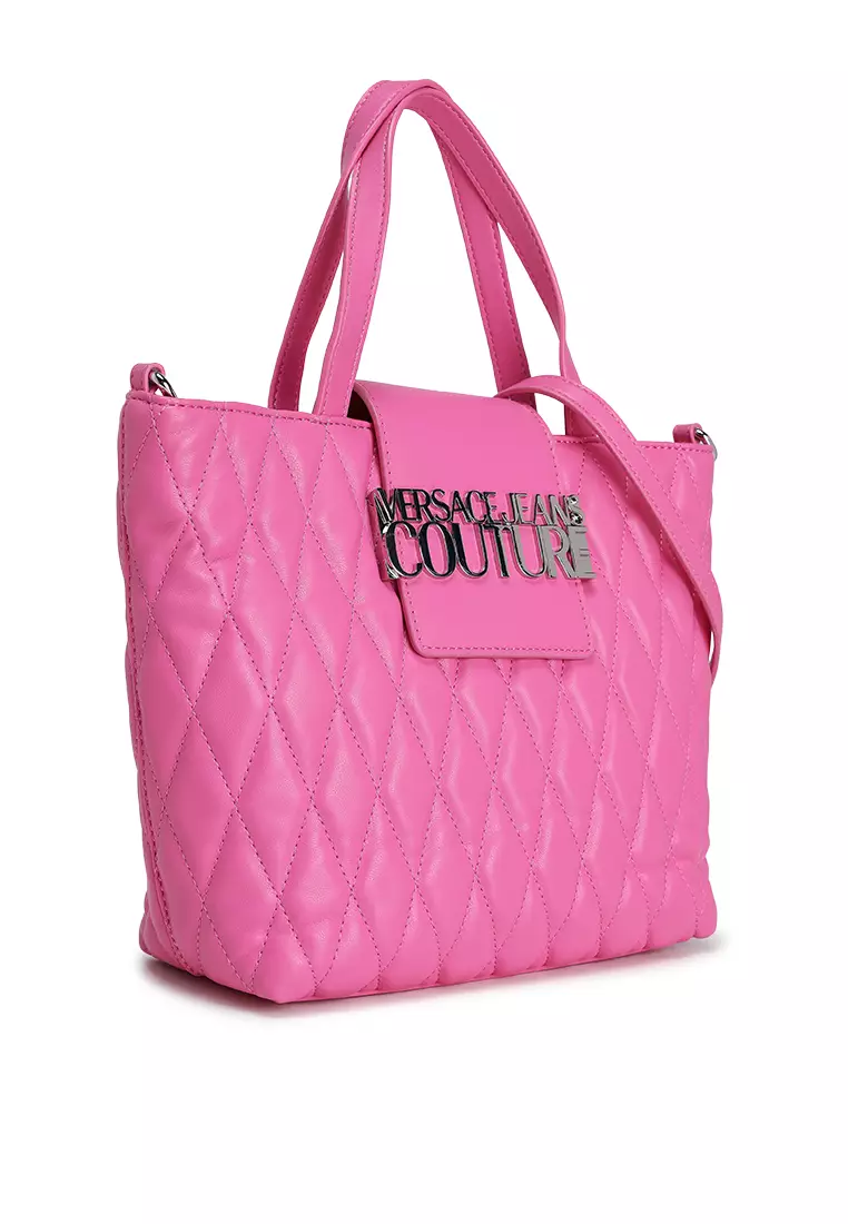 Buy VERSACE JEANS COUTURE Logo Loop Tote Bag (tr) 2025 Online | ZALORA