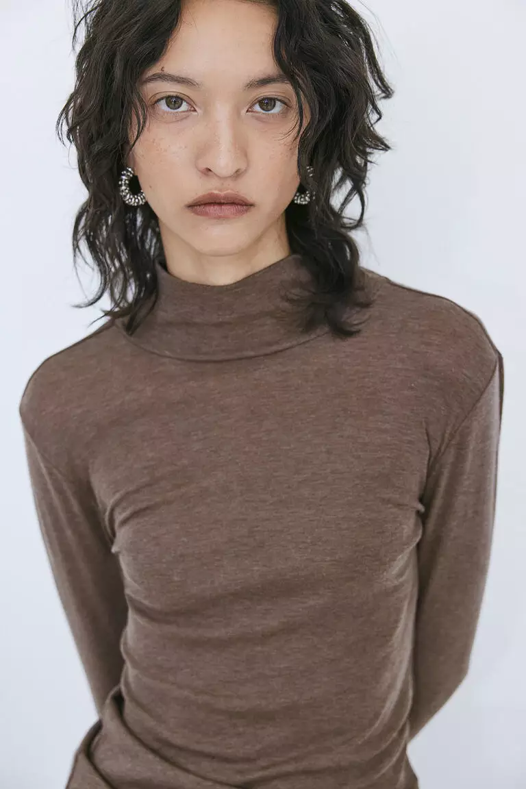Jual H&M Turtleneck top Original 2025 | ZALORA Indonesia