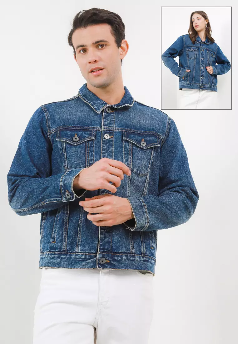 Jaket Denim Pria Terbaru Up to 50% - ZALORA