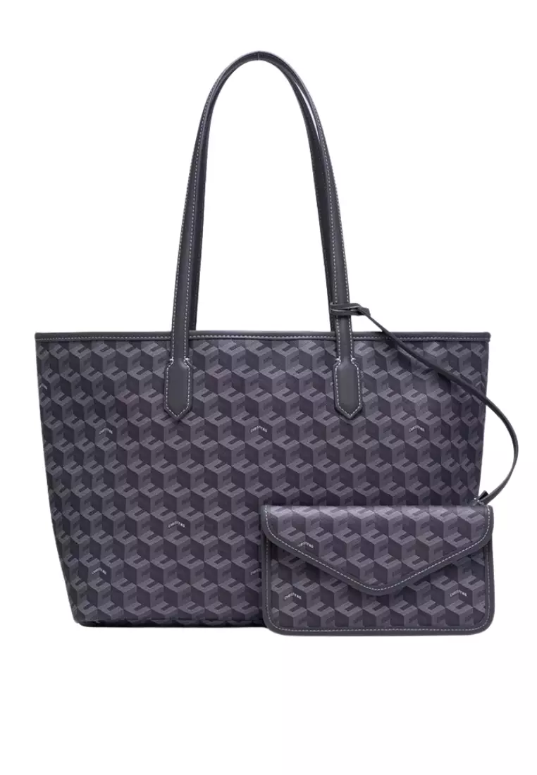 Jual Christy Ng Russo Monogram Tote Bag - Ash Original 2025 | ZALORA ...