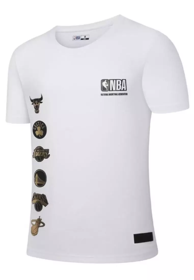 Buy NBA Gold Print Regular Fit Mens T-Shirt [C] 2025 Online | ZALORA ...