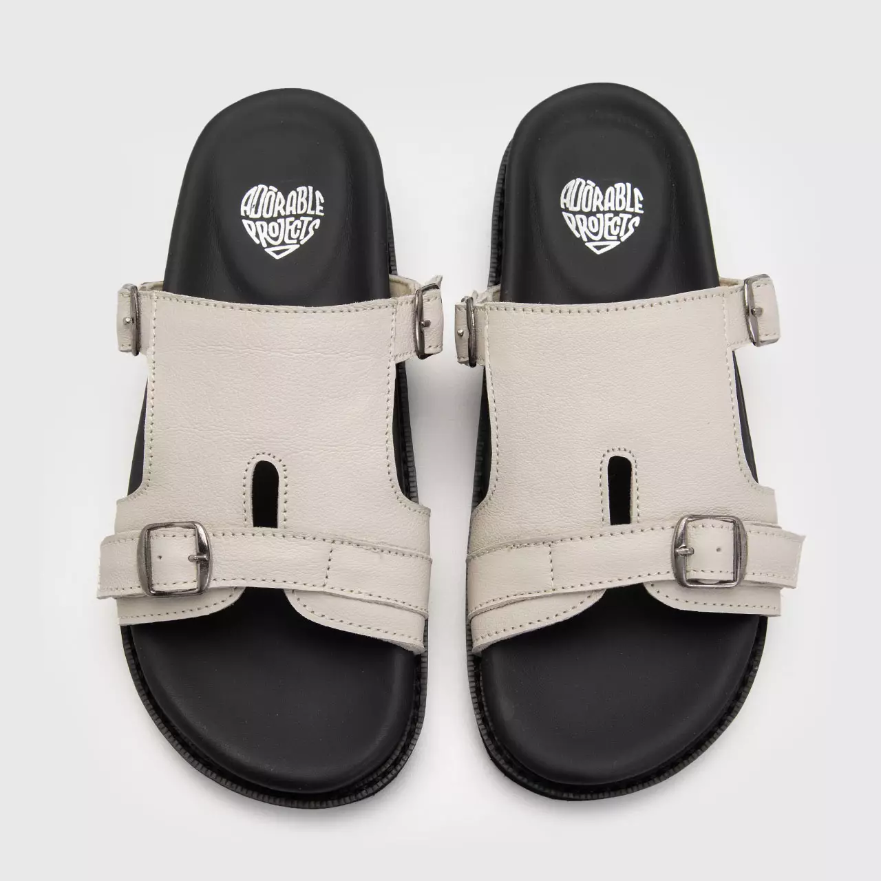 Jual Adorableprojects Yuzefi Sandals Genuine Leather Cream Original ...
