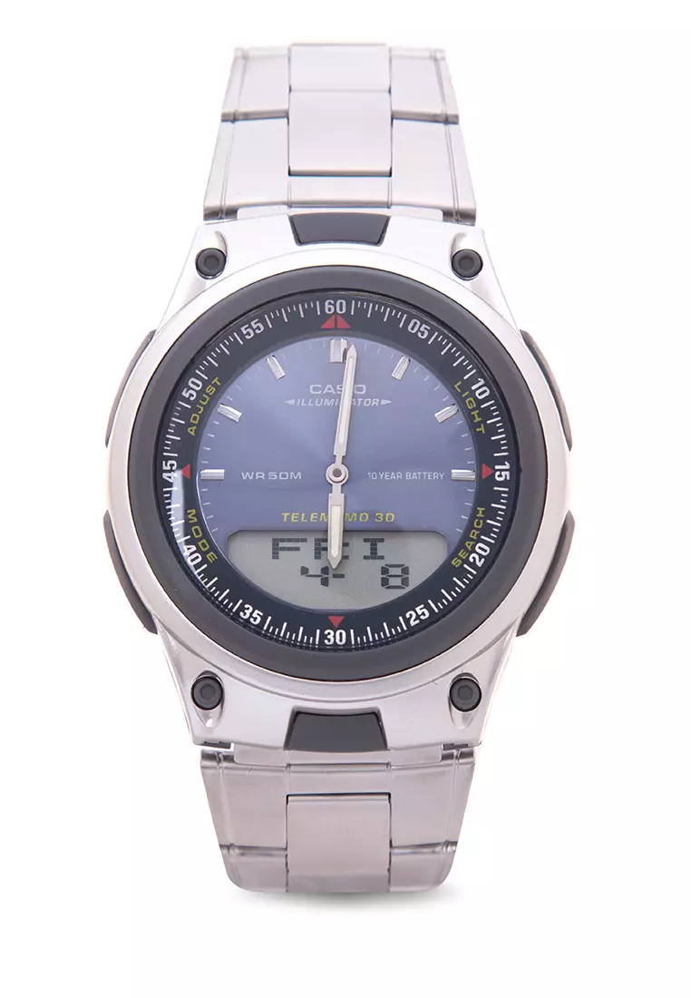 Buy Casio Digital Analog Watch AW-80D-2AVDF 2025 Online | ZALORA ...