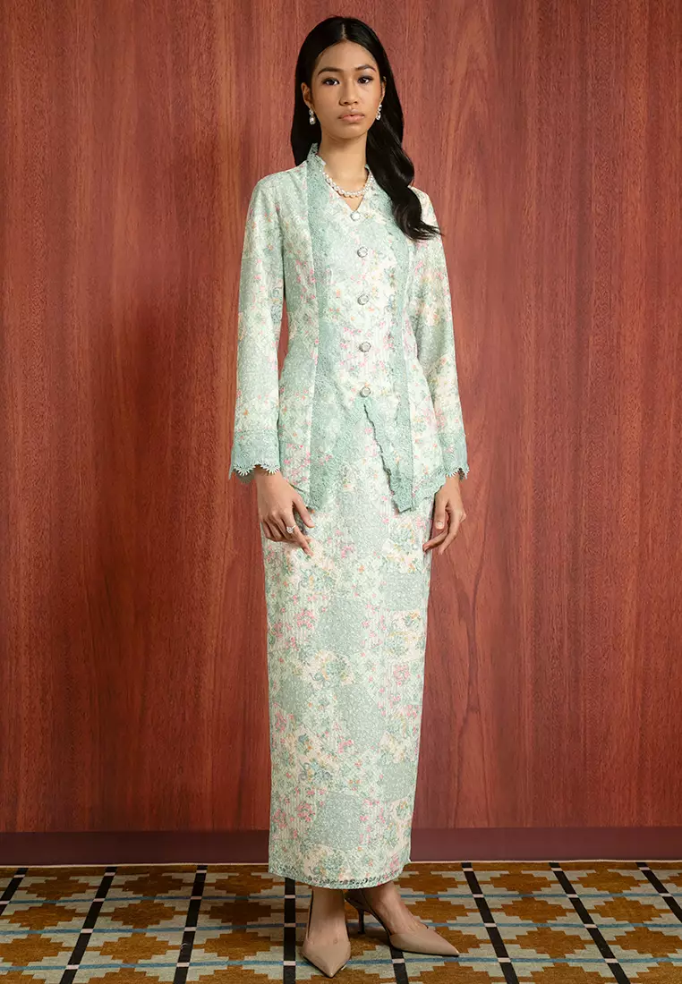 Buy Zalia SADIE LACE KEBAYA SET 2026 Online | ZALORA Philippines