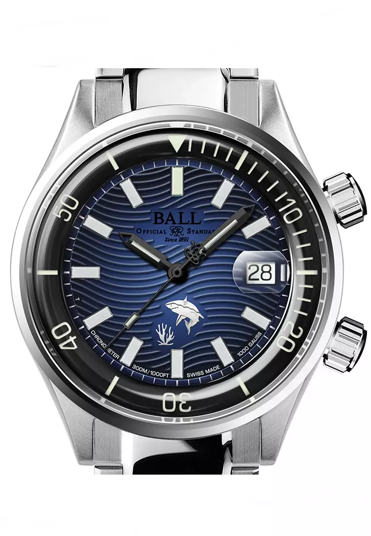 Buy Ball ENGINEER MASTER II DIVER CHRONOMETER AUTOMATIC MEN WATCH 42mm ...