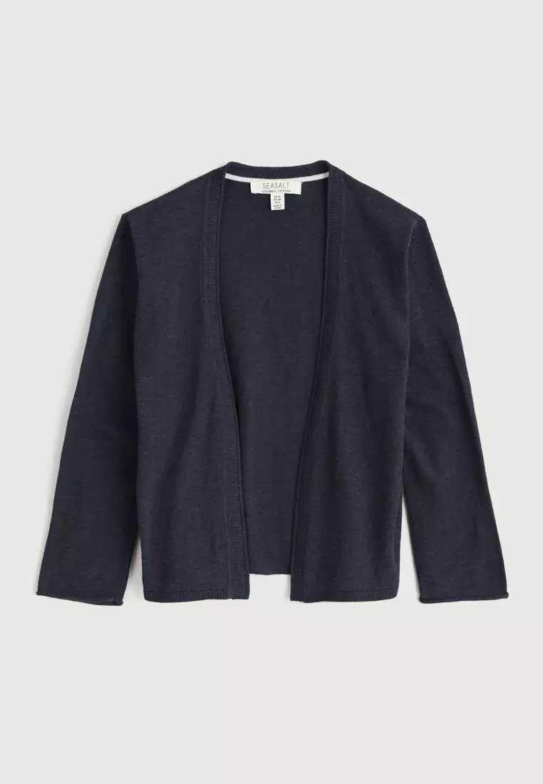 Buy Seasalt Cornwall Seasalt Cornwall Navy Vanessa Cotton Cardigan ...