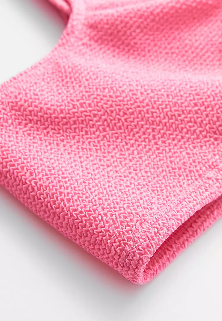 Buy & Other Stories Textured Square-Neck Bikini Top 2025 Online | ZALORA