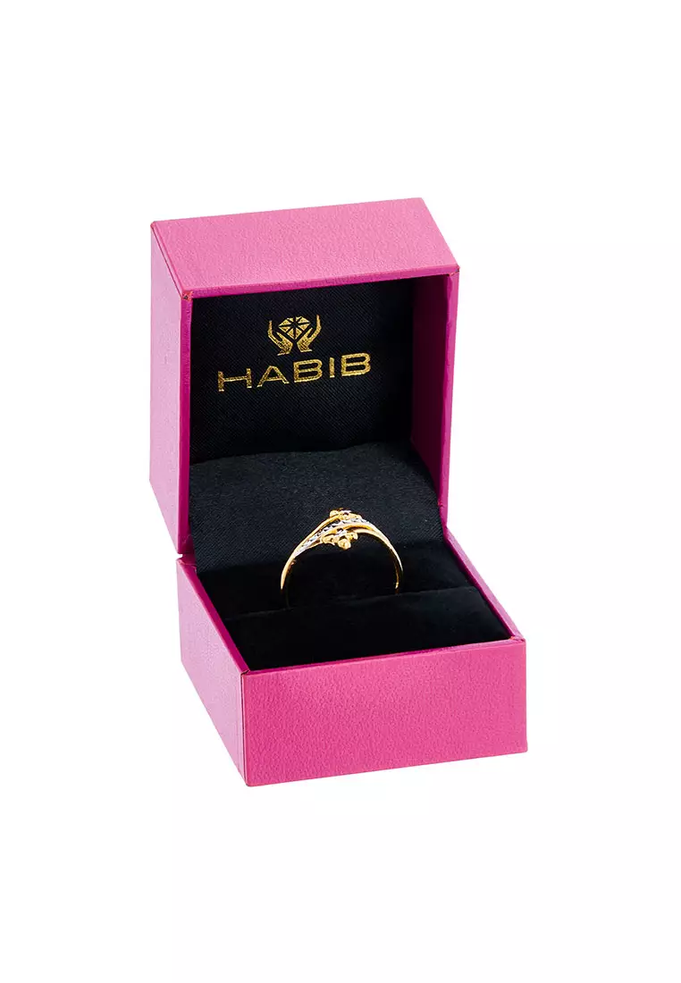 Buy HABIB HABIB 916/22K Yellow and White Gold Ring RG16930124 2026 ...