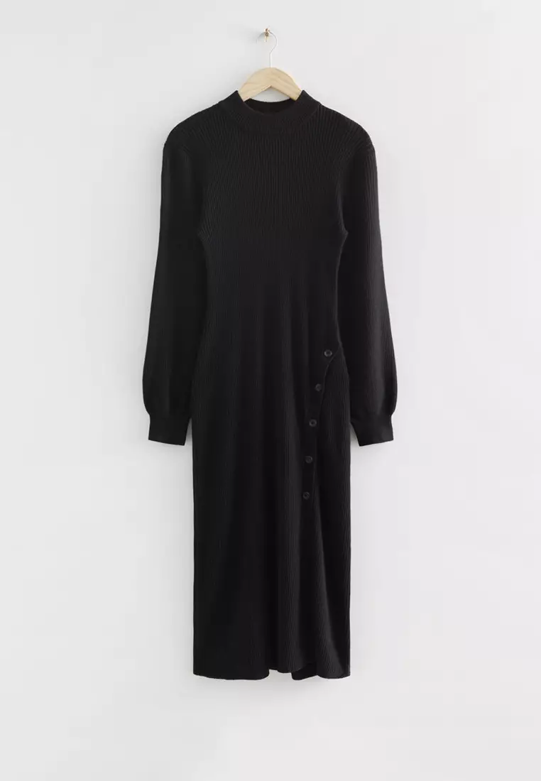 Buy & Other Stories Buttoned Rib Knit Dress Online | ZALORA Malaysia