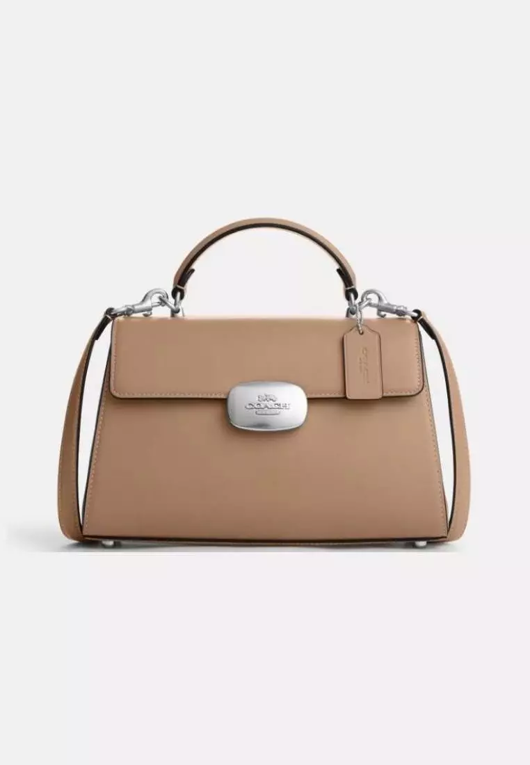 Jual Coach Coach Eliza Top Handle Taupe Original 2024 | ZALORA Indonesia
