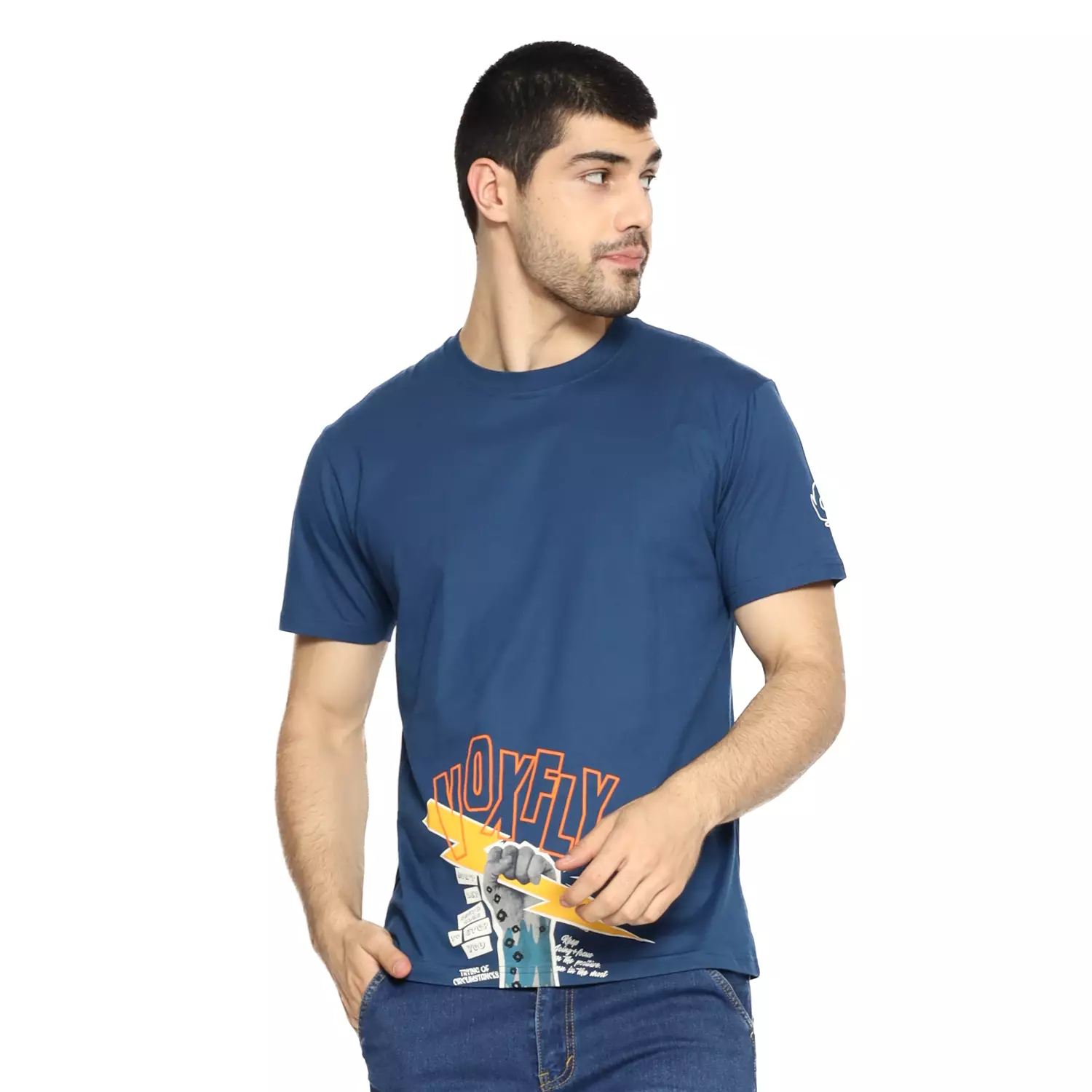 Jual VOXFLY Voxfly Kaos Lengan Pendek Pria Thunder Hand Men Tee Planet ...