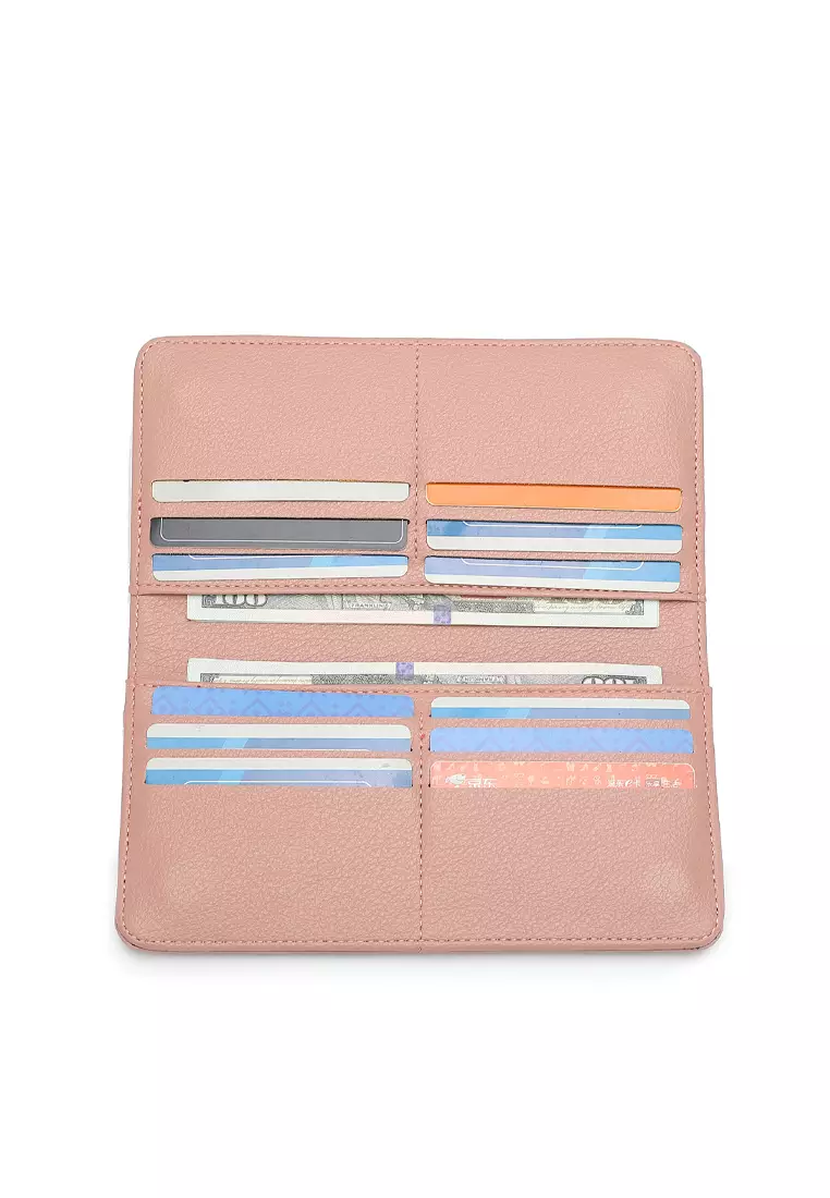 Jual Wild Channel 2 In 1 Long Purser with Coin Purse - Pink Original ...