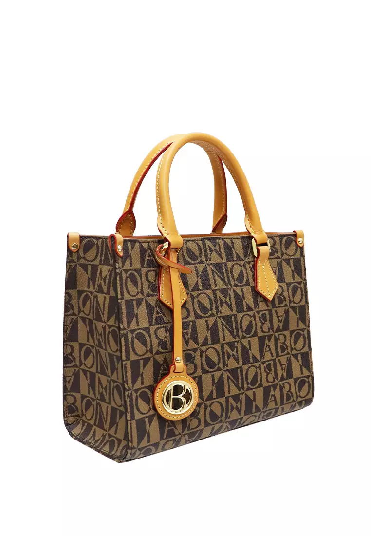 Buy BONIA Gina Monogram Small Tote Bag 808525-004 2024 Online | ZALORA