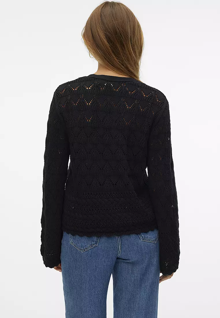 Buy Vero Moda Lua V-Neck Cropped Cardigan 2025 Online | ZALORA