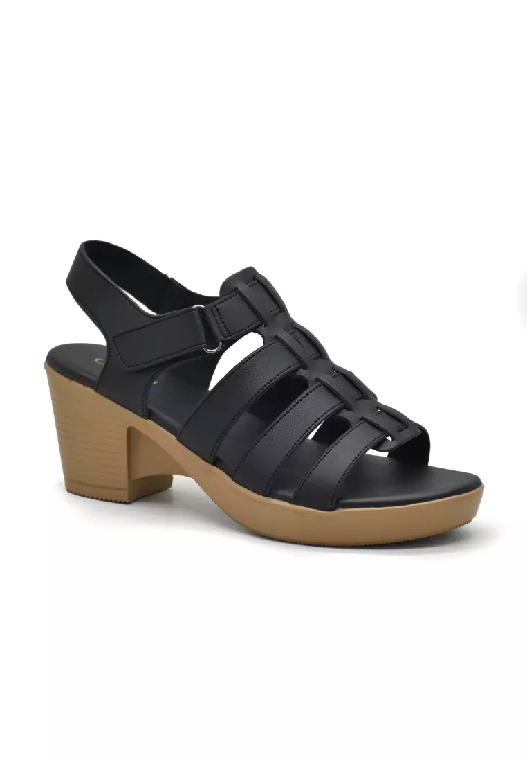 Jual Carvil Carvil Sandal Wanita Harmoni-L Black Original 2025 | ZALORA ...