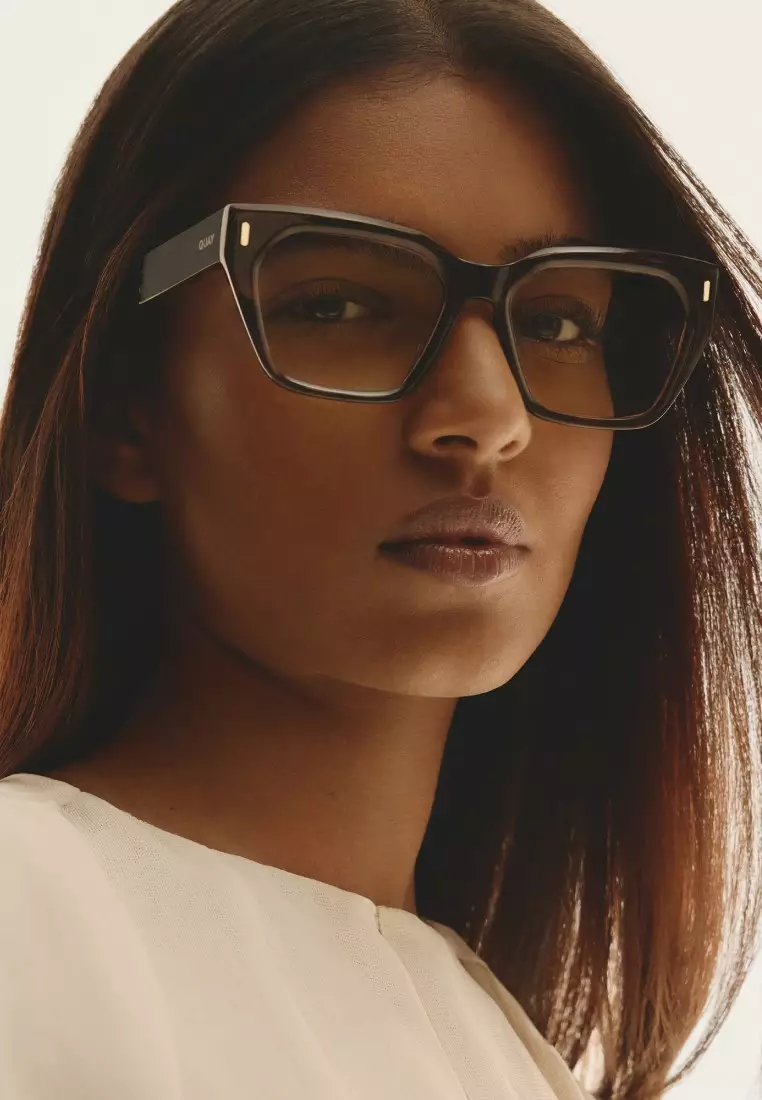 Buy QUAY QUAY Tres Chic Optical Eyeglasses - Coffee Tort Online | ZALORA Malaysia