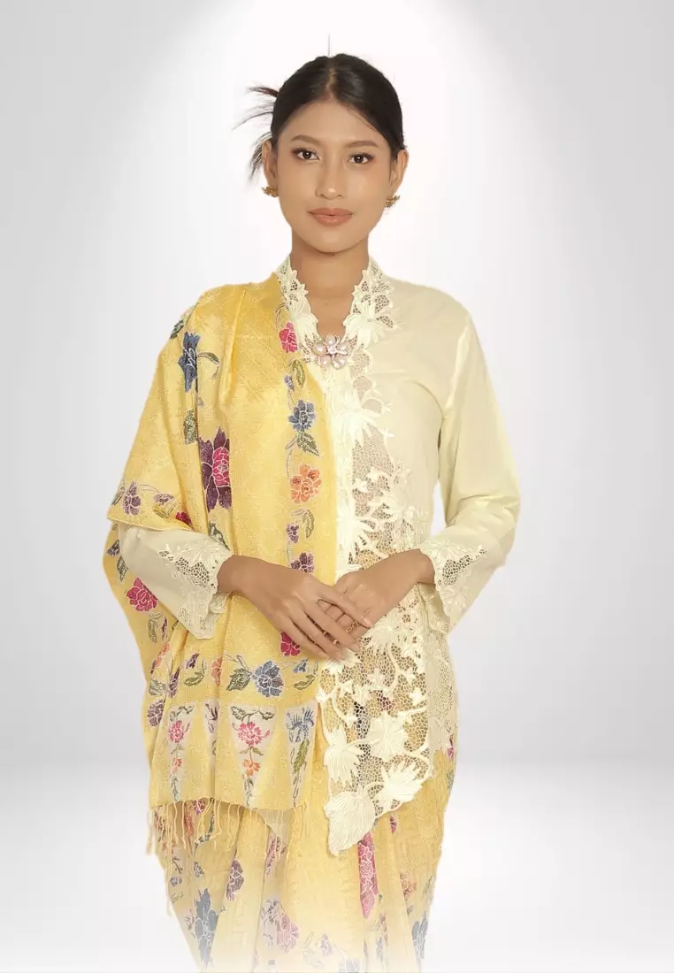 Jual Soraya Kebaya Exclusive Kebaya Kerancang Hand Made Embroidery ...