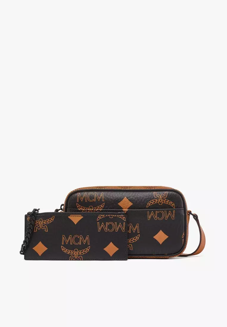 Buy MCM Aren Crossbody w/ Pouch in Monogram Mix 2026 Online | ZALORA ...