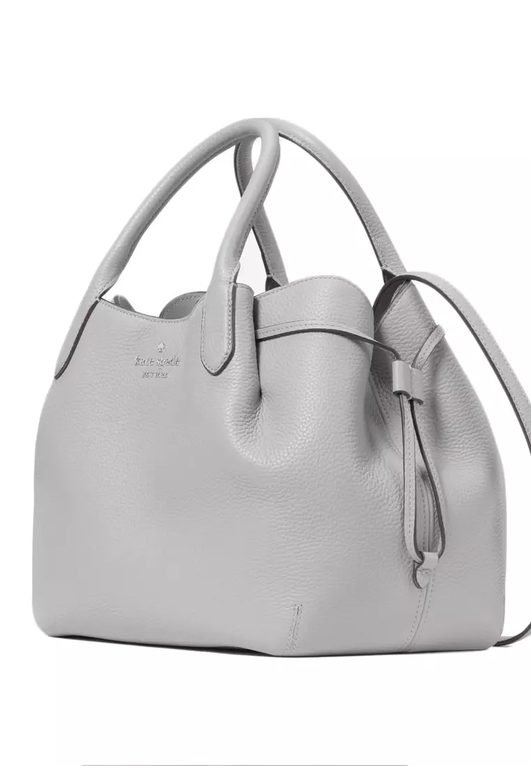 Buy Kate Spade Dumpling Large Satchel - Grey Online | ZALORA Malaysia