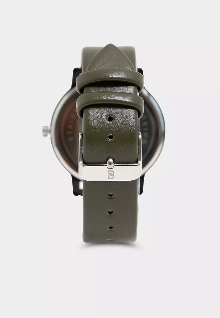Jual Berrybenka Label Men George Watches Olive Original 2024 | ZALORA ...