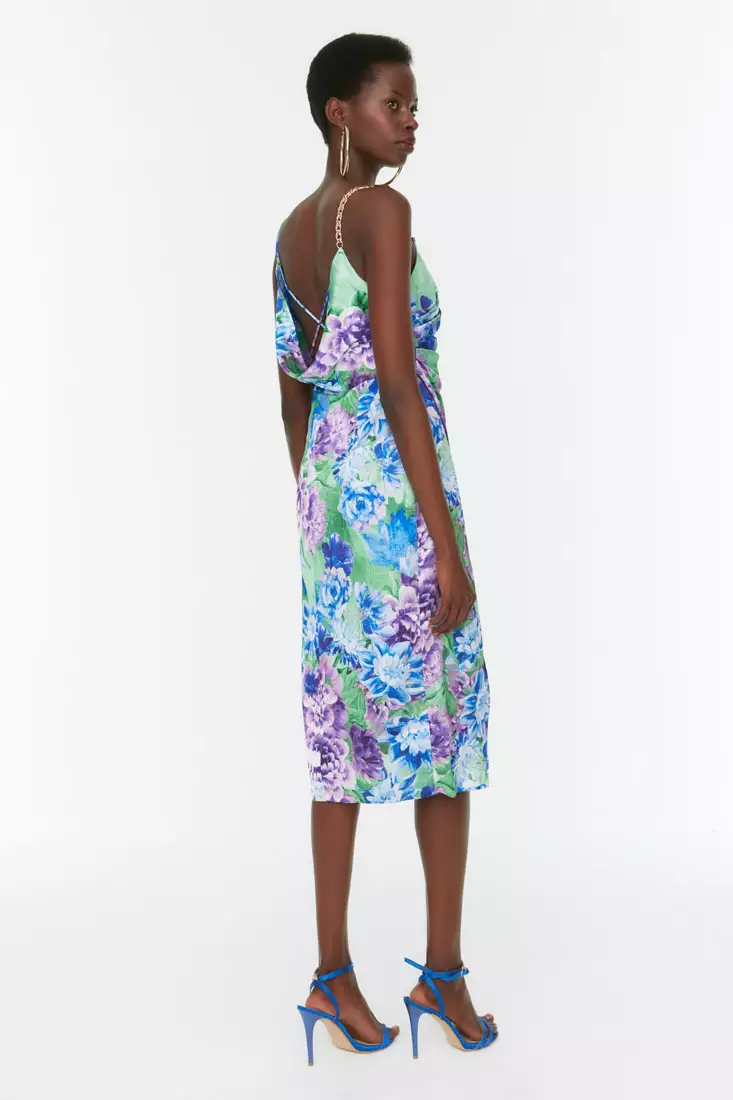 Buy Trendyol Floral Print Midi Dress 2024 Online | ZALORA Philippines