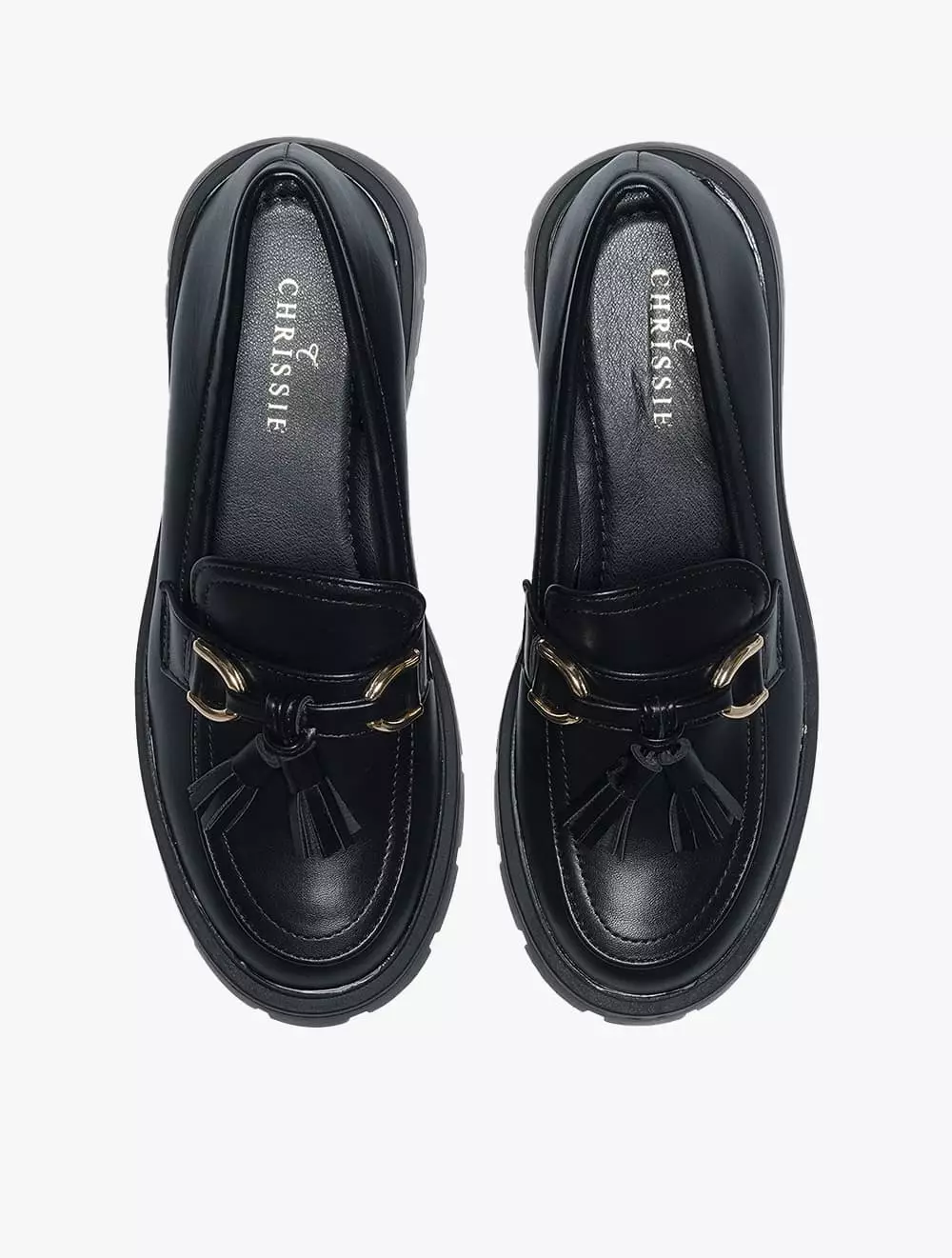 Jual PAYLESS Payless Chrissie Womens Scarlett Loafers - Black_15 ...