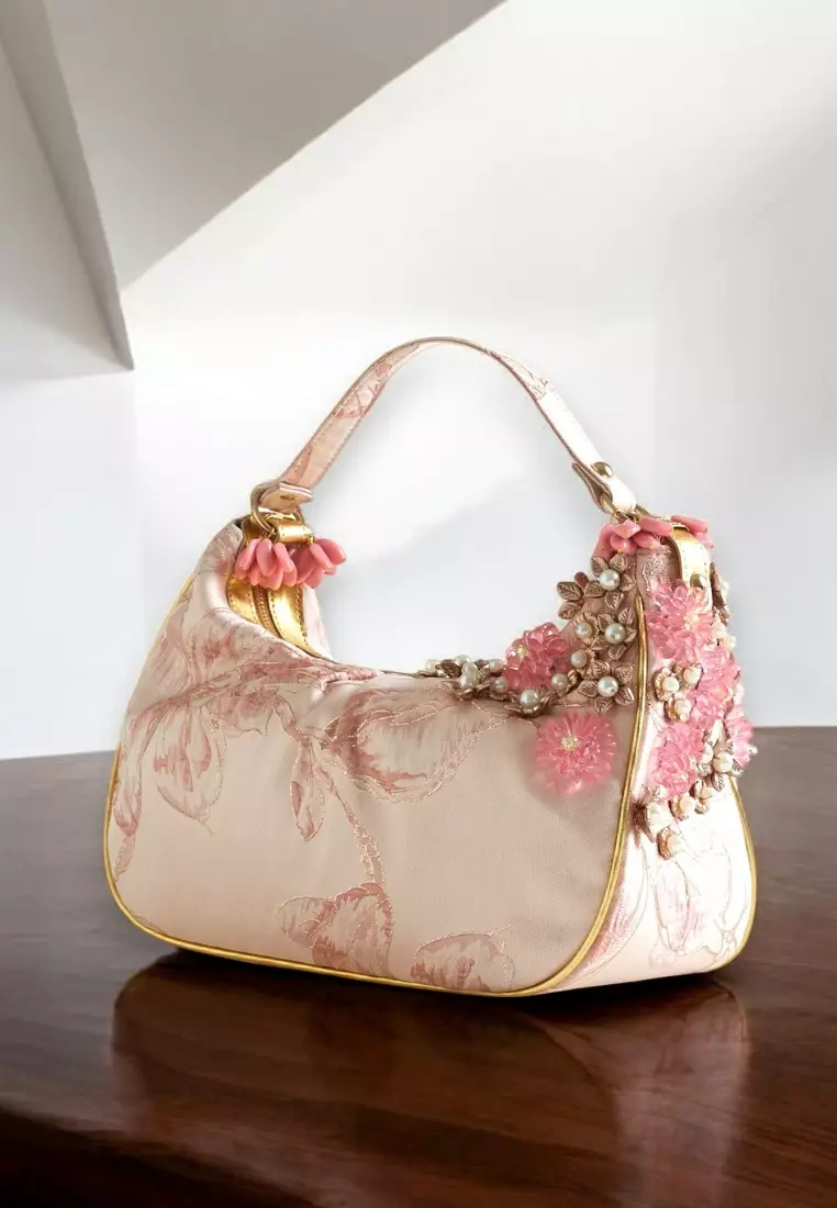 Buy Demure & Co Crystal Embellished Zayra Tote Bag Online | ZALORA Malaysia