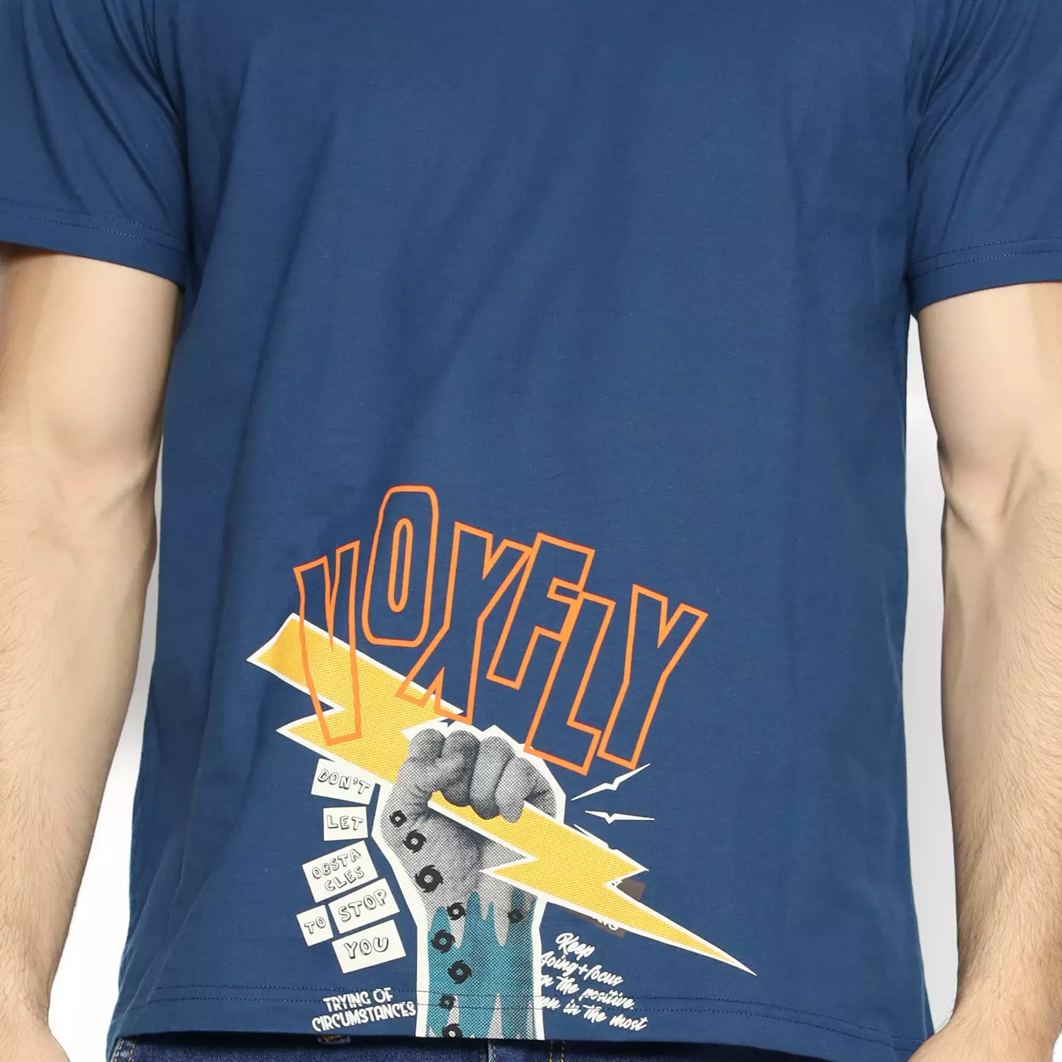 Jual VOXFLY Voxfly Kaos Lengan Pendek Pria Thunder Hand Men Tee Planet ...