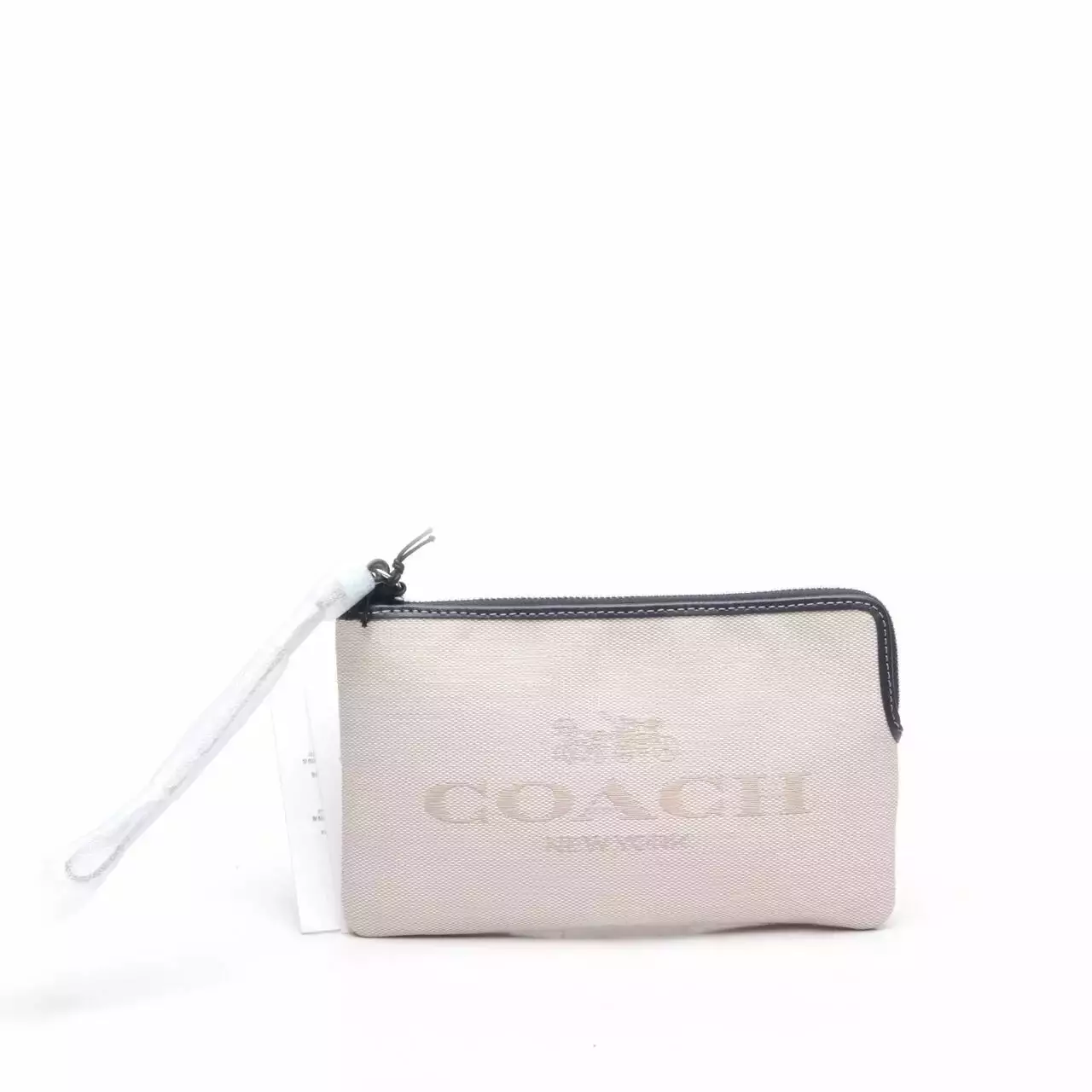Jual Coach Coach Large Corner Zip Wristlet Embossed Canvas Horse ...
