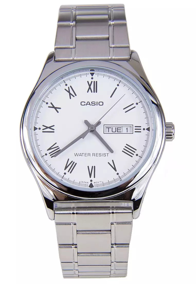 Jual CASIO Analog MTP-V006D-7BUDF Silver Original 2025 | ZALORA Indonesia