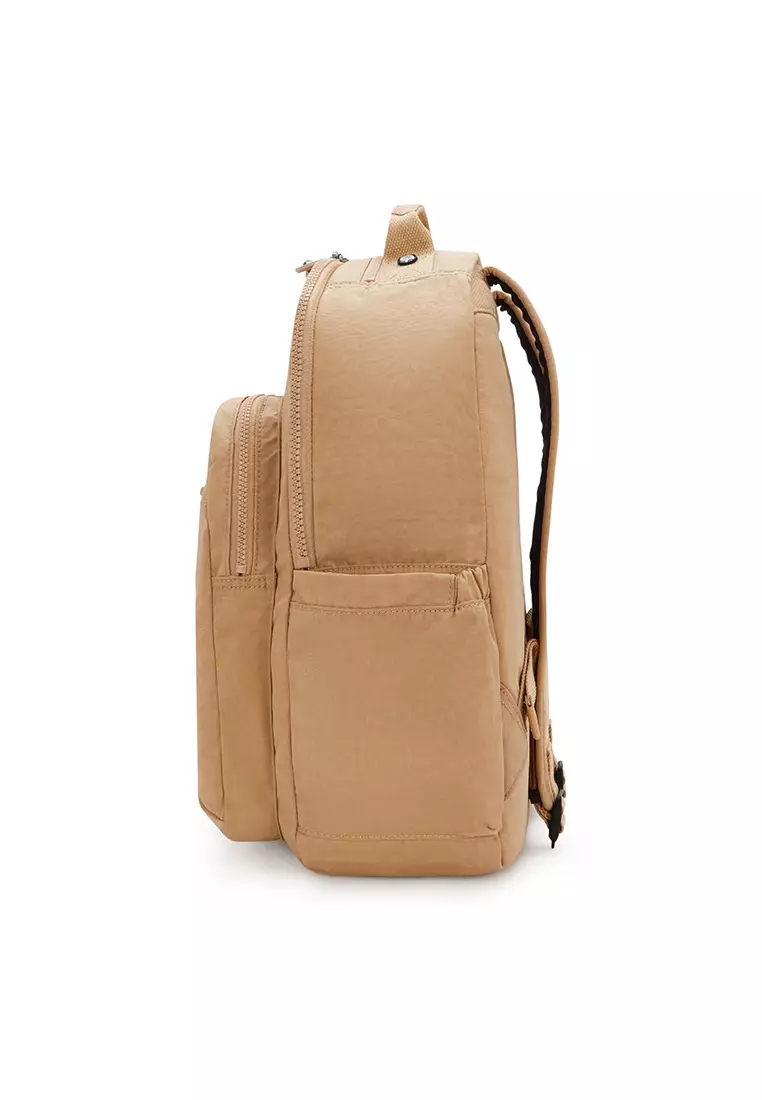 Buy Kipling SEOUL Cookie Beige Backpack 2025 Online | ZALORA
