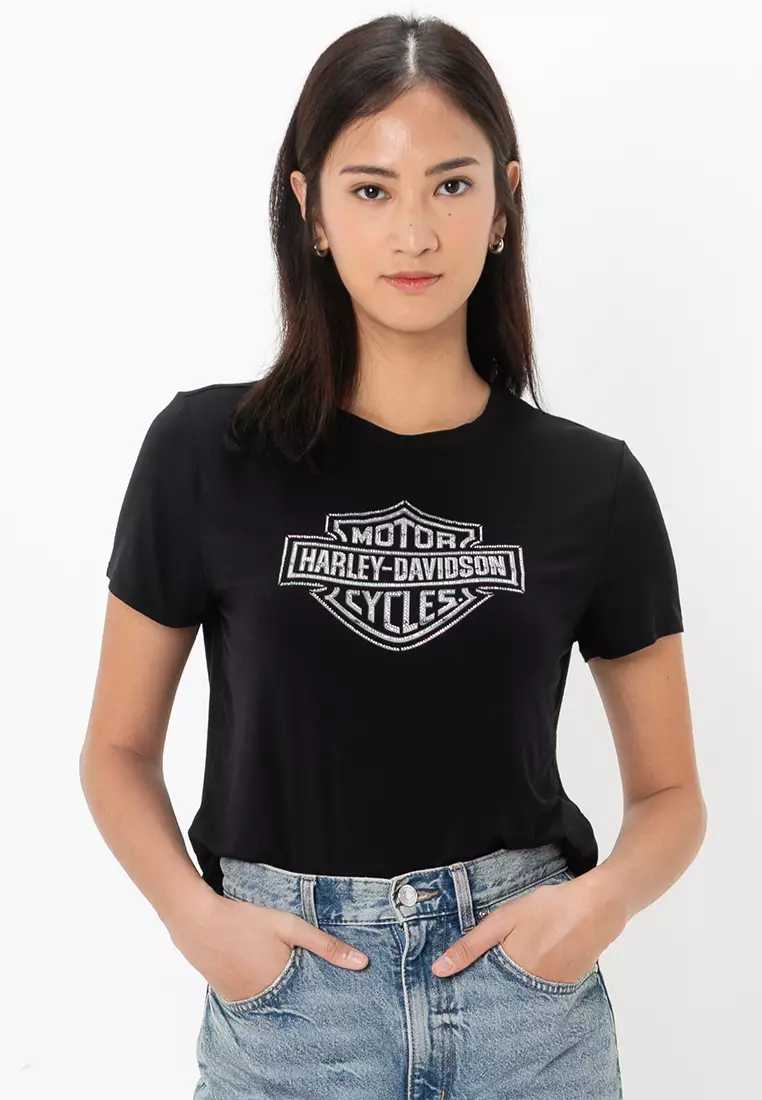 Buy Harley-Davidson Harley-Davidson® Essential Bling Crew Neck Tee 2025 Online | ZALORA Philippines