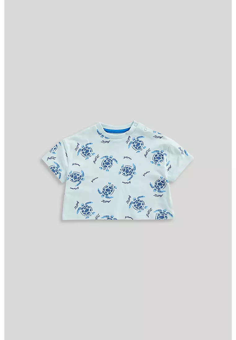Buy Mothercare 3 Pack Blue Turtle T-Shirts Online | ZALORA Malaysia