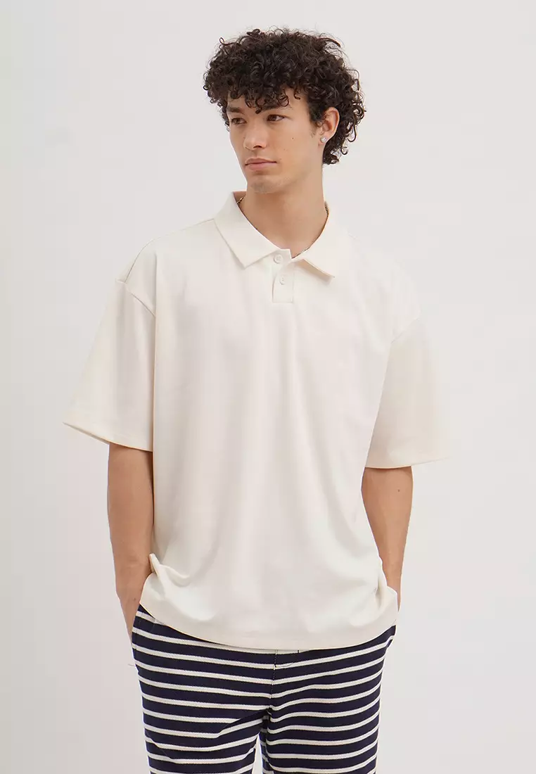 Buy Penshoppe Boxy Fit Polo 2025 Online | ZALORA