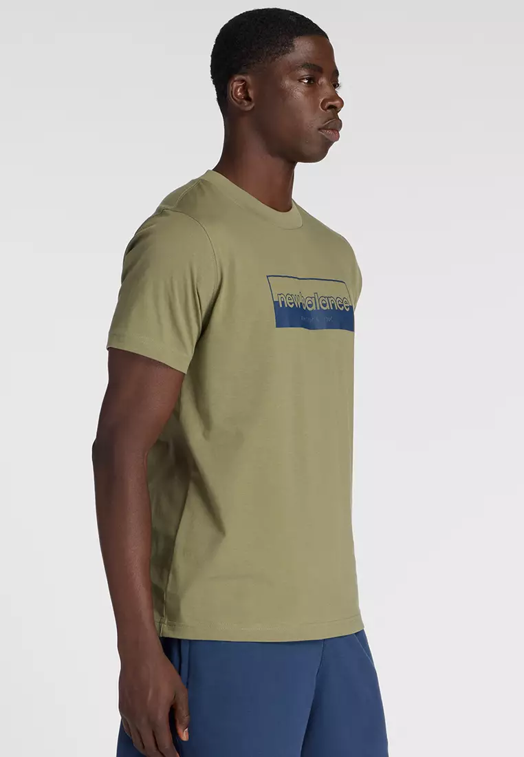 Buy New Balance Rectangular Logo T-Shirt Online | ZALORA Malaysia