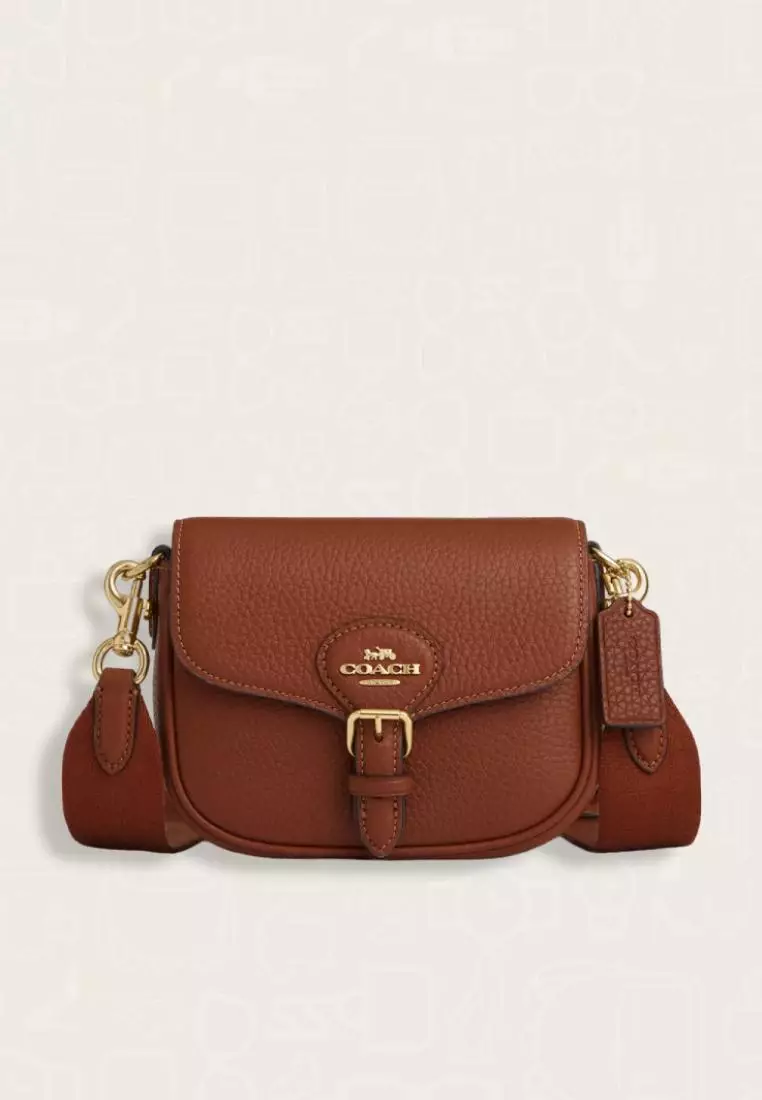 Jual Coach Coach Amelia Small Saddle Bag Redwood Original 2024 | ZALORA ...
