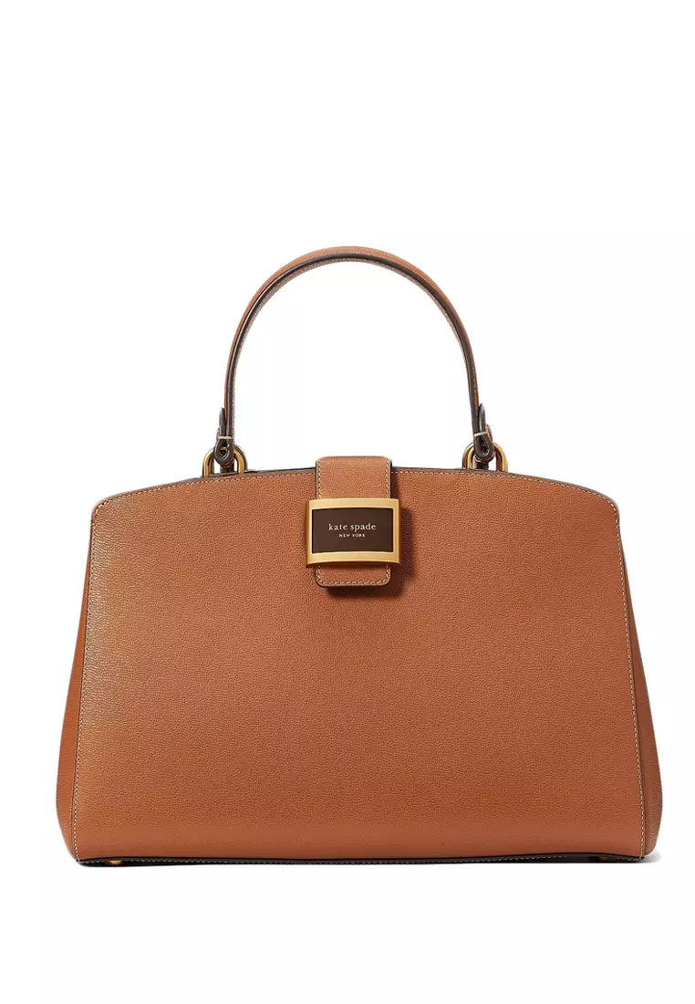 Buy Kate Spade Katy Satchel - Brown Online | ZALORA Malaysia