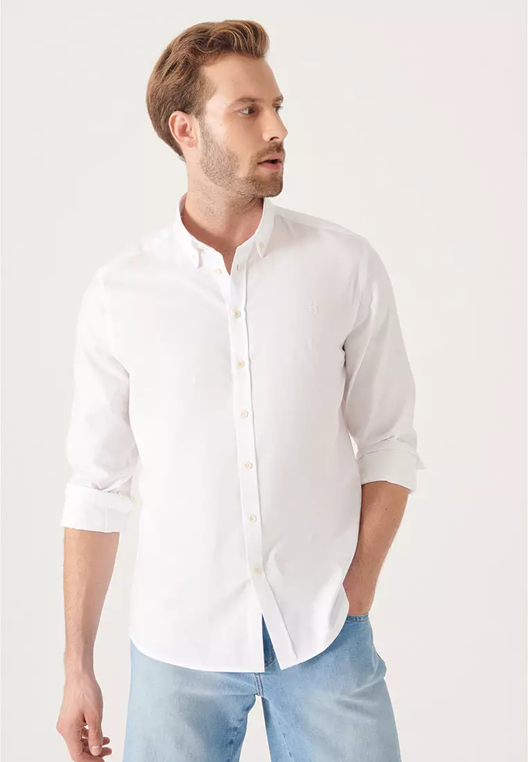 Buy Avva Cotton Oxford Shirt Online | ZALORA Malaysia