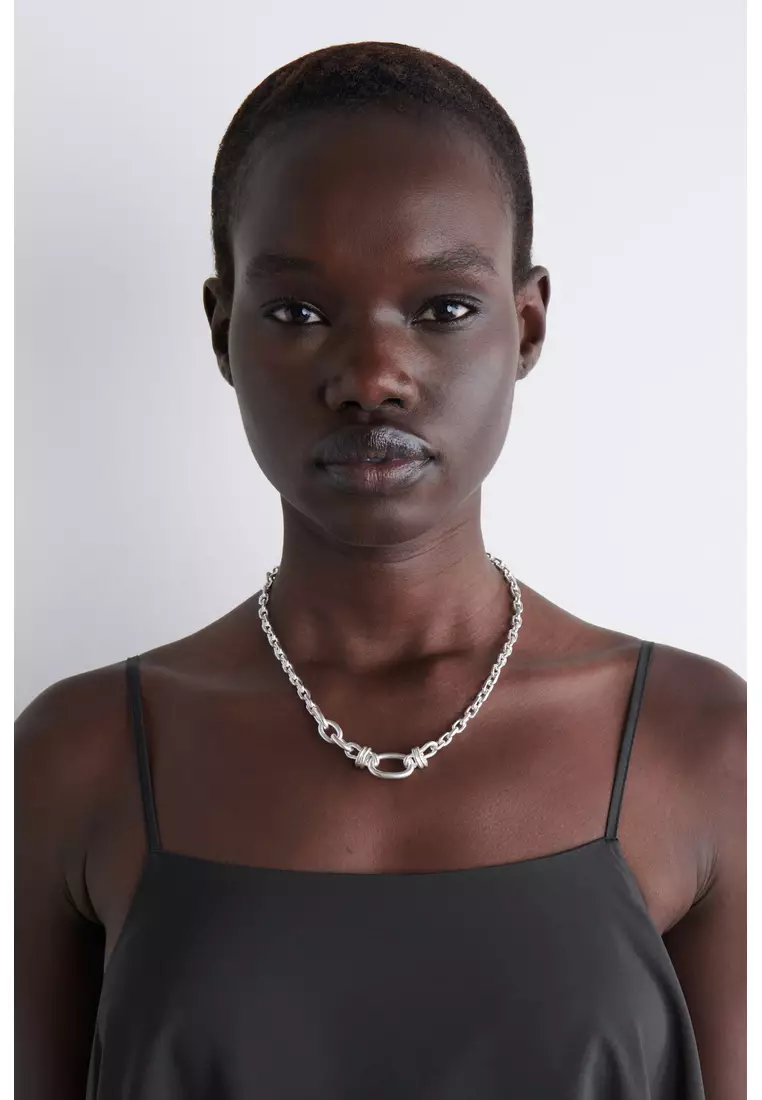 Buy COS MISMATCHED CHAIN NECKLACE 2025 Online | ZALORA