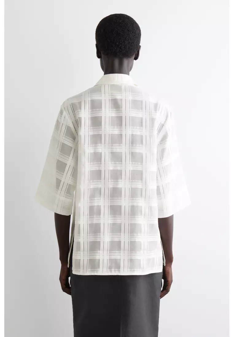 Buy COS SHEER CHECKED RESORT SHIRT 2026 Online | ZALORA Philippines