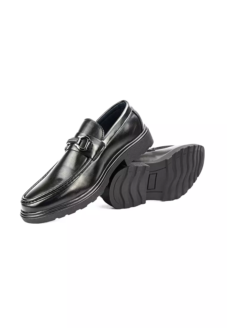 Buy Mario D' boro Runway Men's Formal Slip On Shoes Mw 24440 Black C42 ...