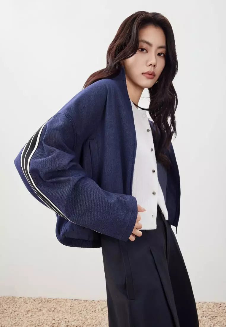 Buy G2000 G2000 Denim Like Stand Collar Jacket 2026 Online | ZALORA