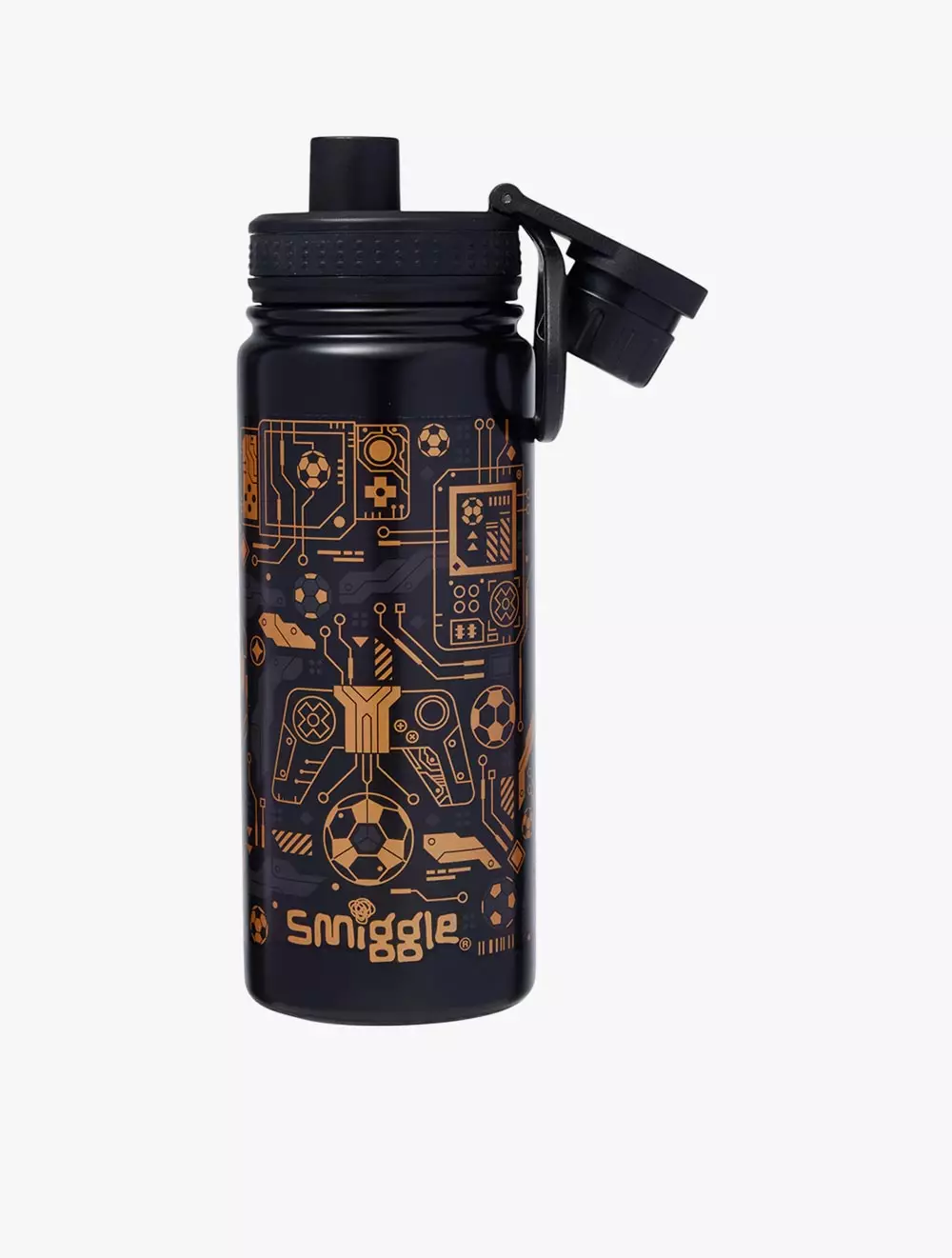 Jual Smiggle Smiggle Livewire Insulated Stainless Steel Drink Bottle 600Ml - IGL456901BLK ...